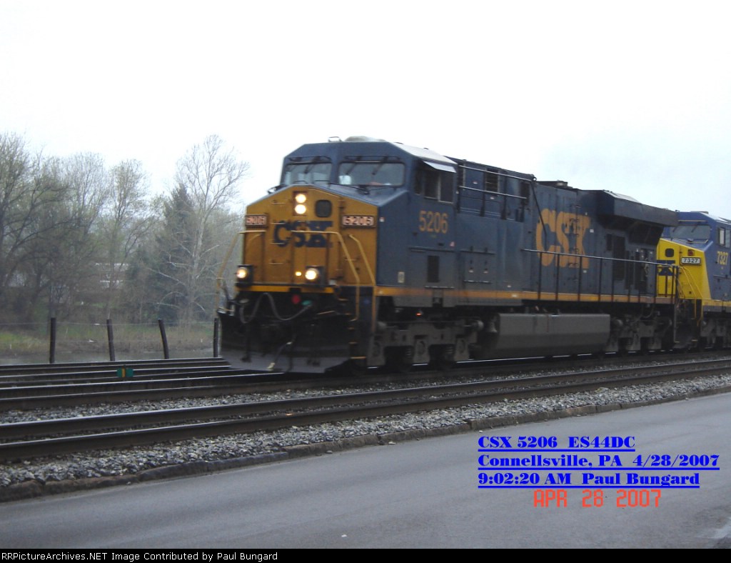 CSX 5206 ES44DC April 28, 2007